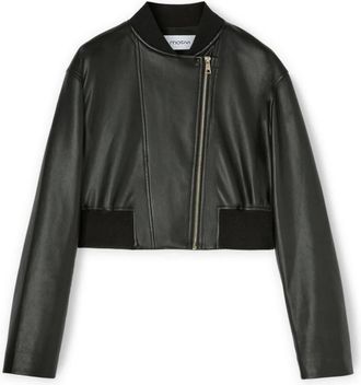 Motivi Femme, Vestes, Noir, Taille: 42 FR Blouson de motard court