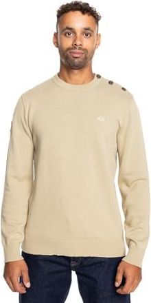 Quiksilver Marin Sweater Sweatshirt, Twill, S Mens