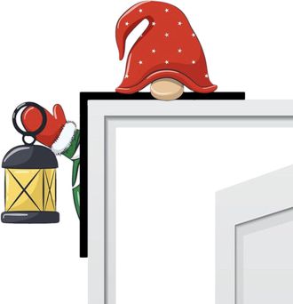 Generic Weihnachtsdekoration - Kreativer Eingangsrahmen, Ecke aus Holz, Girlande, h&auml;ngende Treppe, Zuhause, Familienfeier, f&uuml;r Zuhause und Innenr&auml;ume