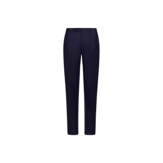 Roberto Cavalli Dunkelblaue ma&szlig;geschneiderte Hose hergestellt in Italien - - Trousers - Herren - Blau - S
