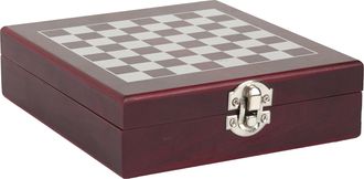 COOK CONCEPT 4-teilige Weinkiste mit Schachbrett
