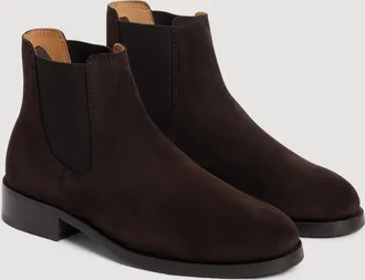 Sandro Chelsea Boots en cro&ucirc;te de cuir
