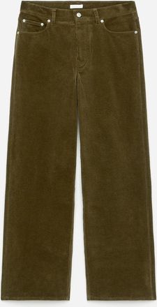 Arket CORAL Wide Cordhose -Gr&uuml;n