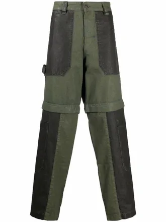 Diesel jean D-Multy &agrave; coupe droite - Vert