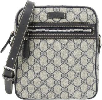 Gucci Pre-owned Sac bandouli&egrave;re GG Plus - Femme - Pre-owned - Beige - Taille: ONE Size