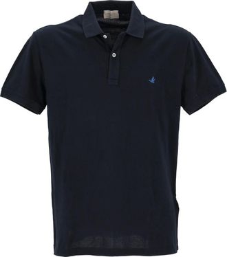 Brooksfield Homme, Tops, Bleu, Taille: 2XL Polo en coton Piqu&eacute;