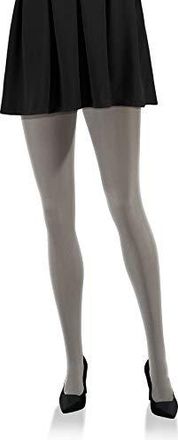 Sesto Senso Senso Senso Femmes Collants Acrylique 100 Den Hiver Chaud Opaque Mat XL Gris