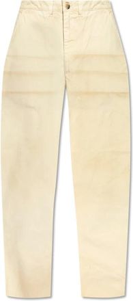 Golden Goose Homme, Pantalons, Beige, Taille: XL Pantalon en coton