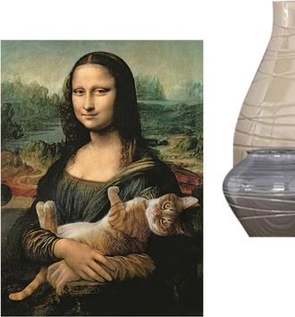 Generic WANDKUNST WANDKUNSTEN WANDKUNST FRAUEN - Weibliches humorvolles &Ouml;lgem&auml;lde auf Leinwand, modern, elegant, Wandbild mit k&uuml;hnem visuellem Stil | Raumstil