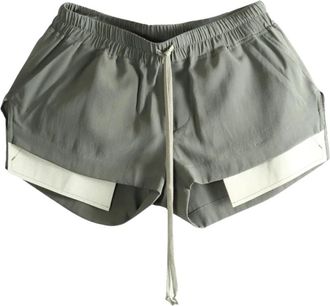 Rick Owens Femme, Sport, Vert, Taille: 42 FR Shorts Fog Boxers Euca