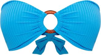 Melissa Odabash haut de bikini Brisbane &agrave; d&eacute;tail danneau - Bleu