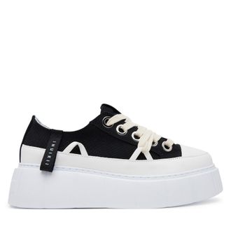 INUIKII Sneakers aus Stoff Inuikii Matilda Canvas Low 30102-025 Schwarz