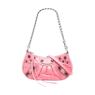 Balenciaga Pre-owned Studded Shoulder Bag - - Pre-owned - Damen - Rosa - ONE SIZE
