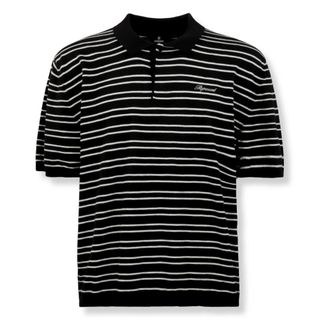 Represent Represent, Homme, Tops, Noir, Taille: XL Polo Tricot Ray&eacute; Californie