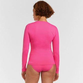 Lands End Badeshirt, Damen, Gr&ouml;&szlig;e:44-46 regular, Pink, Nylon-Mischung, by Lands End