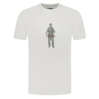 C.P. Company C.p. Company, Homme, Tops, Blanc, Taille: S T-Shirt