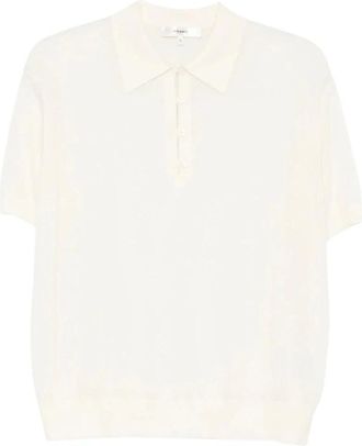 Frame Denim Le Polo en Cachemire - Femme - Pulls - Beige - Taille: 36 FR