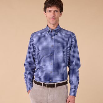 Bexley Jaydon - Chemise homme bleu et blanc