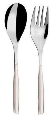 Bugatti Bugatti GLAU - 021F11 Glamour 12/2-tlg. Essbesteck, SAN/Stahl, elfenbeinfarben/25 x 12 x 3 cm