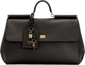 Dolce & Gabbana Femme, Sacs, Noir, Taille: ONE Size My Sicily Handbag