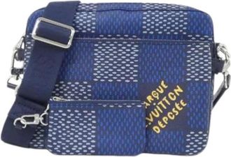 Louis Vuitton unisex, Pre-owned, Bleu, Taille: ONE Size Sac bandouli&egrave;re Vintage Pre-owned