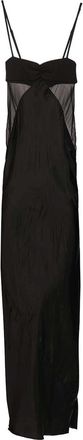 Rick Owens Knielanges Kleid - Schwarz