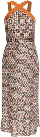 Paul Smith Femme, Robes, Multicolore, Taille: 34 FR Robe Midi &Eacute;paule D&eacute;nud&eacute;e &agrave; Motifs