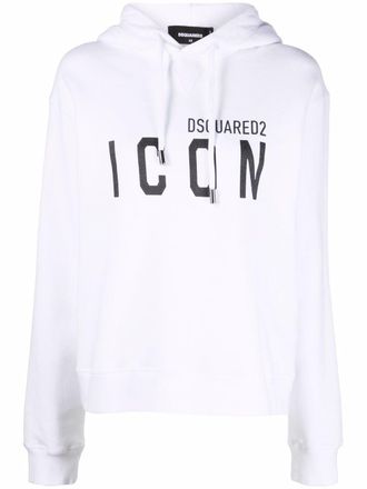Dsquared2 hoodie Icon Cool - Blanc