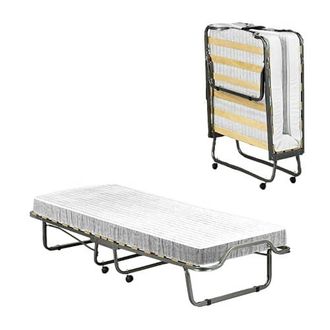 Talamo Italia Lit Pliant Eloisa, lit Pliant à 15 Lattes, lit bébé Peu encombrant, 100% Made in Italy, 80x200h40 cm, Matelas à mémoire de Forme Inclus
