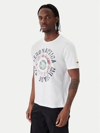Aeronautica Aeronautica Militare T-Shirt 261TS2538UJ00727 Wei&szlig; Regular Fit