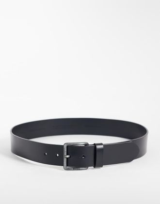 HUGO BOSS BOSS Black ceinture en cuir noire Jeeko