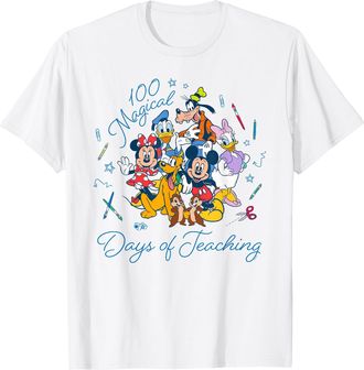 Disney 100 Magical Days of Teaching 100th Day School Teacher T-Shirt
