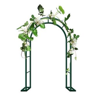 Generic Arche de Jardin en Acier 80cm &agrave; 350cm de Large,Arche &agrave; rosiers m&eacute;tal,Arche de Mariage ext&eacute;rieur,pergola de Jardin Arceau rosiers Support Plantes Grimp