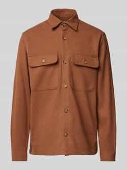 Jack & Jones Comfort Fit Hemdjacke mit Brustpattentaschen Modell RAYMOND
