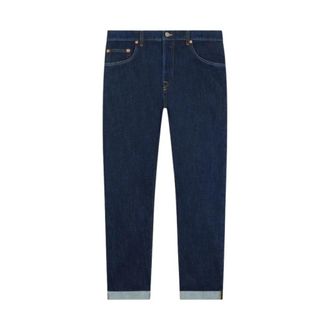 Dondup Regular Fit Denim Jeans Dunkle Waschung - - Jeans - Herren - Blau - W38