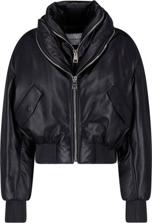 Givenchy Lamb Nappa Zip Bomber Jacket