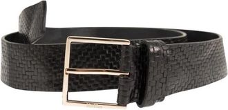Max Mara Geflochtener Lederg&uuml;rtel - - Accessories - unisex - Schwarzk - L