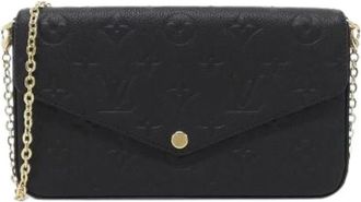 Louis Vuitton Pre-owned Sac bandouli&egrave;re Pochette Felicie Monogram Empreinte - Femme - Pre-owned - Noir - Taille: ONE Size