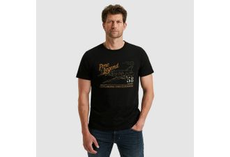 PME Legend T-Shirt mit Logo-Stickerei und Print
