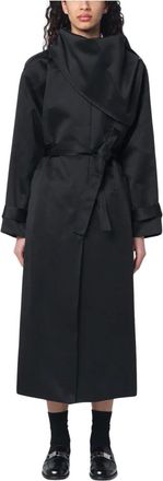 The Garment Manteau &agrave; Un Bouton - Femme - Manteaux - Noir - Taille: 34 FR