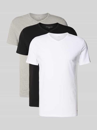 Tommy Hilfiger Slim Fit T-Shirt Set aus Baumwoll-Mix im 3er-Pack