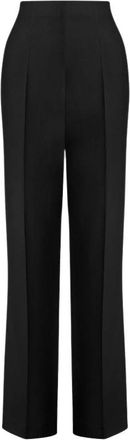 Alberta Ferretti Femme, Pantalons, Noir, Taille: 40 FR Pantalon de tailleur en cady stretch