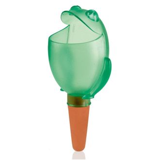 Scheurich Wasserspender Froggy M Farbe gr&uuml;n, Gr&ouml;&szlig;e 15cm, Inhalt 140ml f&uuml;r bis zu 4 Tage Bew&auml;sserung Ihrer Pflanzen (12)