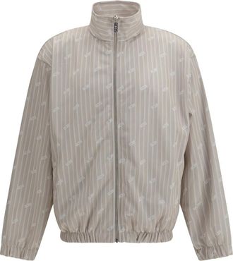 GCDS Gestreifte Trainingsjacke - - Jackets - Herren - Beige - S