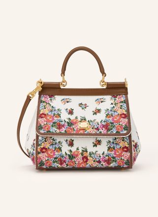 Dolce & Gabbana Handtasche Sicily Medium weiss