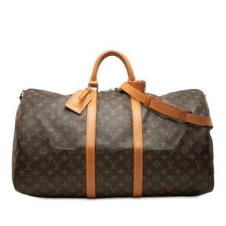 Louis Vuitton Pre-owned Keepall Bandouliere 55 - Femme - Pre-owned - Brun - Taille: ONE Size