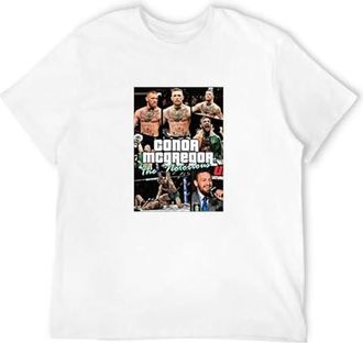 Schade Jewellery Conor Mcgregor Notorious Dethrone T-Shirt Graphic Tee Printed Top for Mens Size S