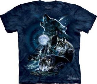The Mountain T-Shirt Bark At The Moon Wolf