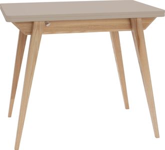 RAGABA Esstisch Envelope, ausklappbar B90/130 x H76 x T65 cm, für 4 bis 6 Personen, mit einem Fach 84 x 46 x 7 cm unter der Tischplatte, FSC-Holz, ideal für 