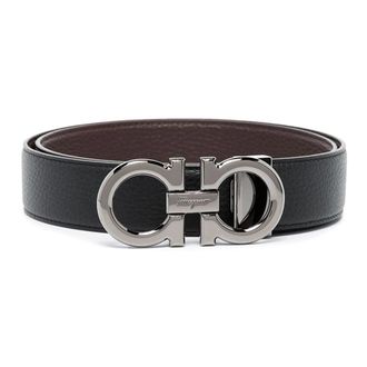 Ferragamo Homme, Accessoires, Noir, Taille: 90 CM Ceintures